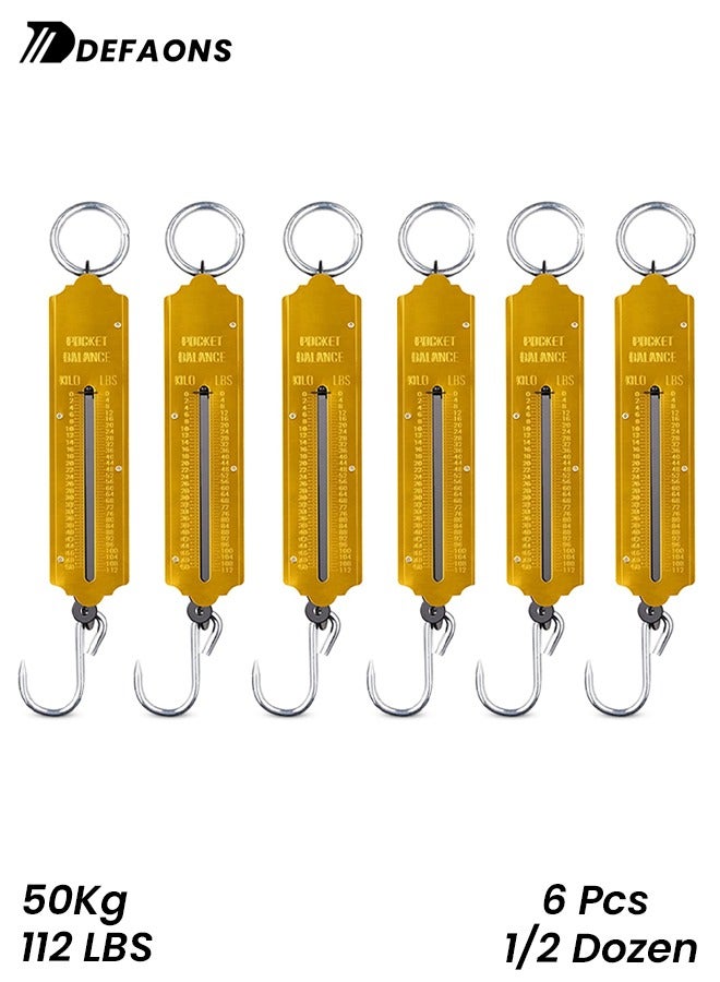 DEFAONS DEFAONS Pocket Balance Spring Scale Portable Hanging Weighing ...