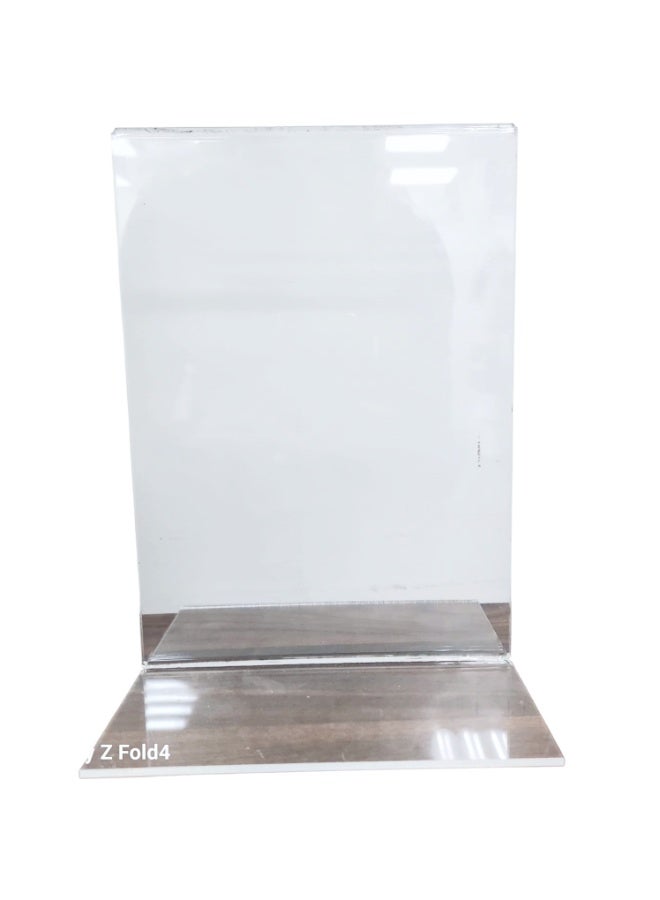 Generic Clear Acrylic L-Shape Display Stand | Menu & Sign Holder for ...