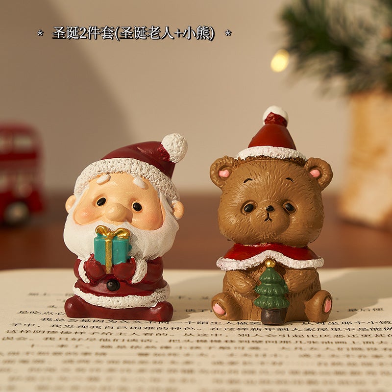 Generic Christmas Gift Box Gifts Santa Claus Desktop Ornaments Tree ...