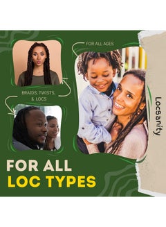 Locsanity Daily Moisturizing Refreshing Spray For Locs, Dreadlocks ...