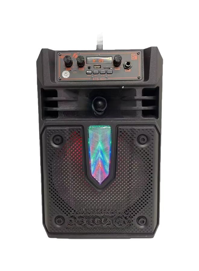 KTS KTS-1631 8 Inch Portable Bluetooth Trolly Speaker With Microphone And Remote Control | Best ...
