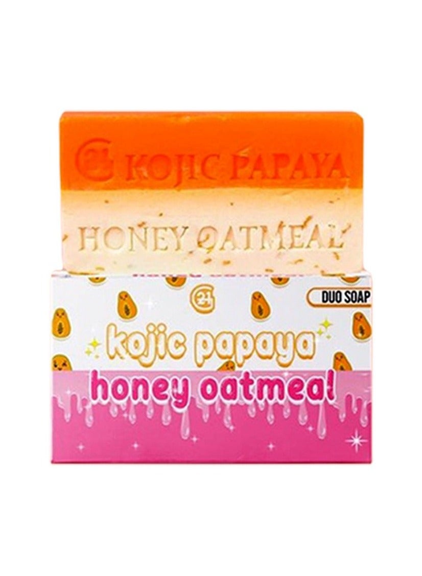 G21 G21 Kojic Papaya Honey Oatmeal DUO Soap Golden Dust Kojic Soap ...