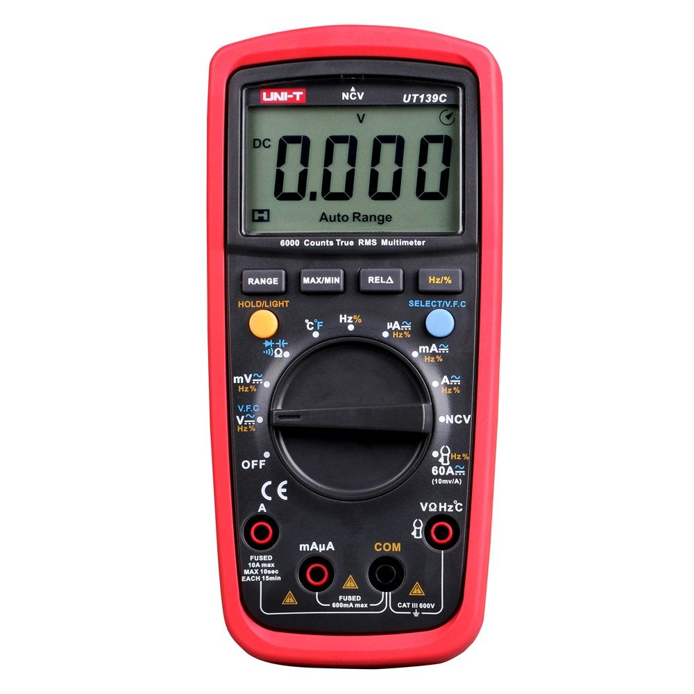UNI-T UNIT UT139C Unit Digital Multimeter Auto Range True RMS Meter ...