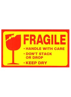 Rubik 120pcs Fragile Stickers 9 x 5cm, Fragile Handle with Care Don't ...