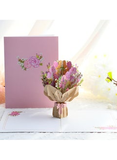 LKTOCAFT Bouquets Design 3D Pop-Up Card, Greeting Card for Ramadan, Eid ...
