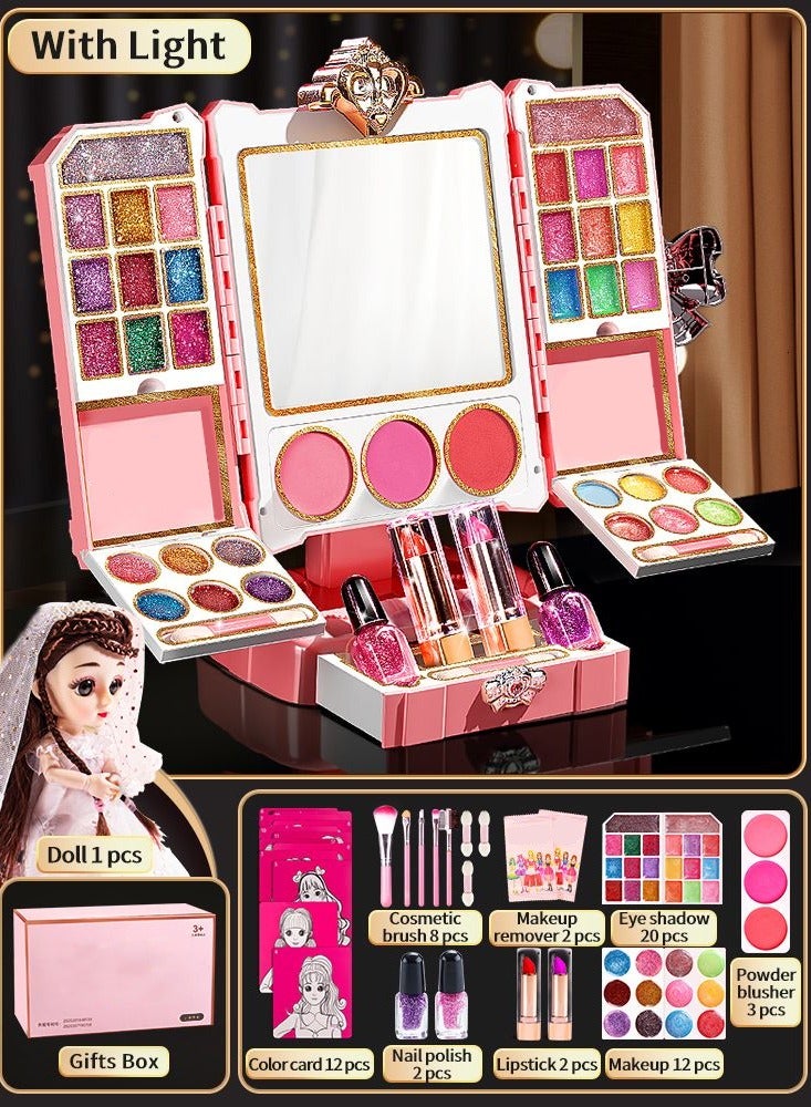 Generic Beauty Fashion Kids Makeup Toy For Girls Washable Cosmetic Toy ...