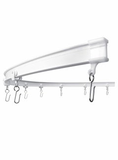 Excefore Flexible Bendable Curtain Track, Curved Ceiling Track for ...