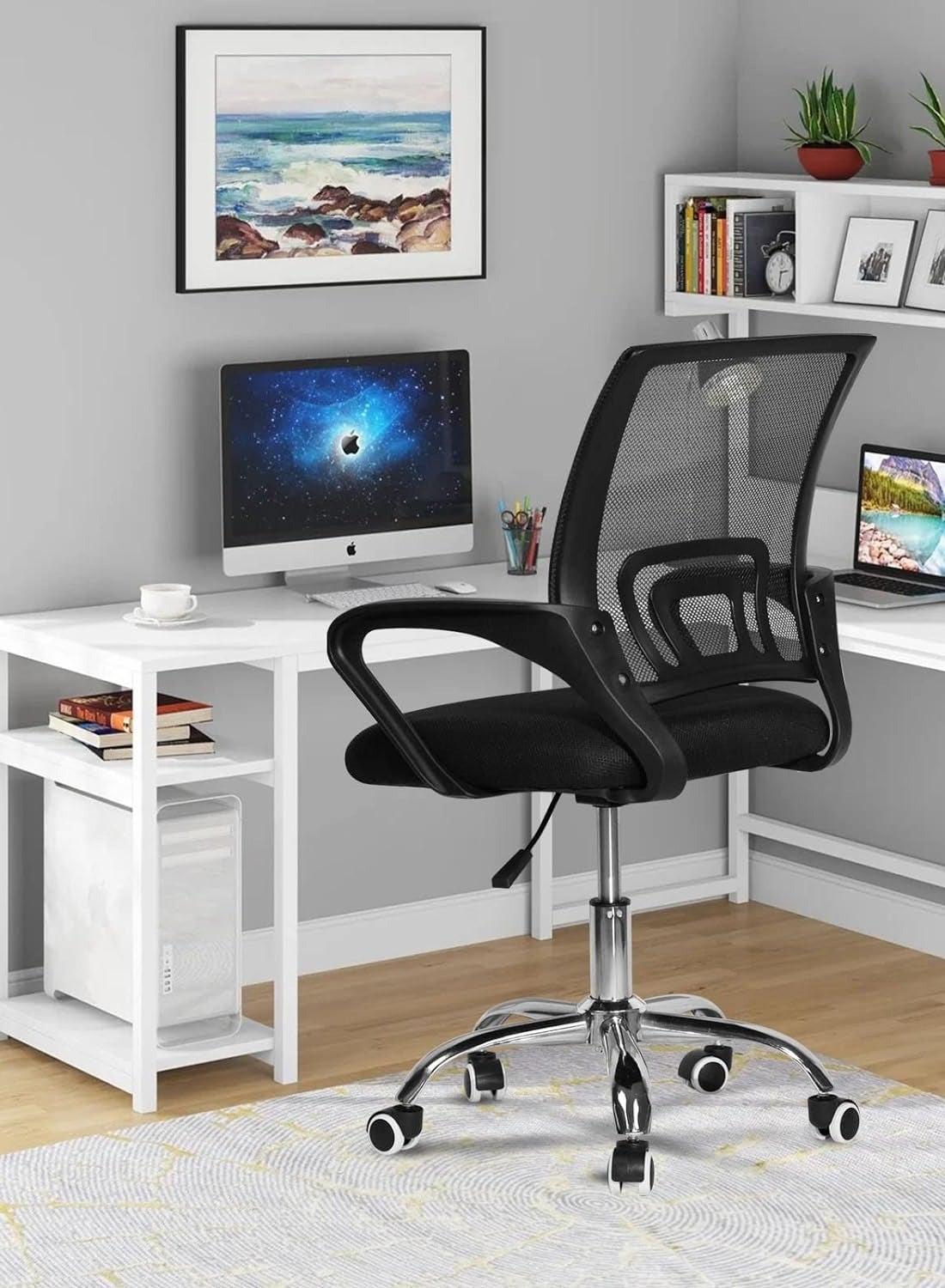 CityRiya-Long Office Chair Desk Chair Comfort Home Office Computer ...