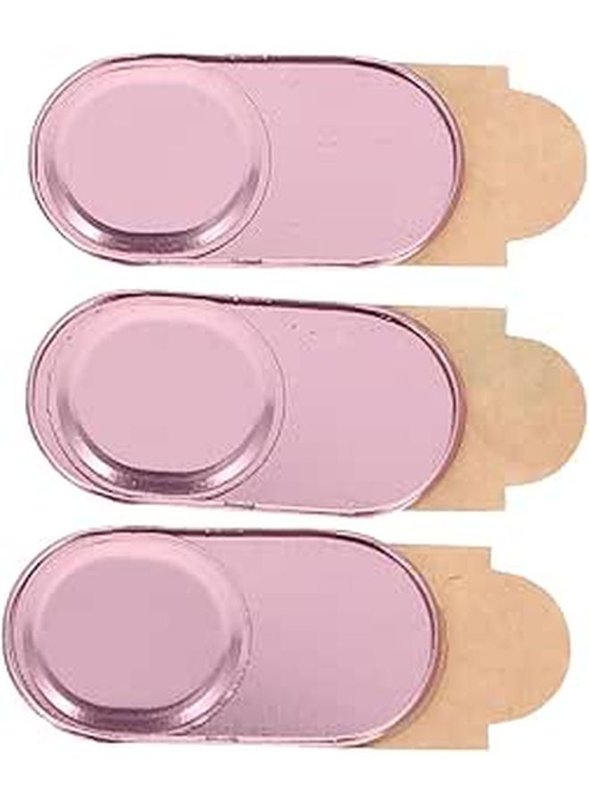 Generic 3Pcs Ultra Thin Rose Gold Webcam Cover Set Privacy Protection ...