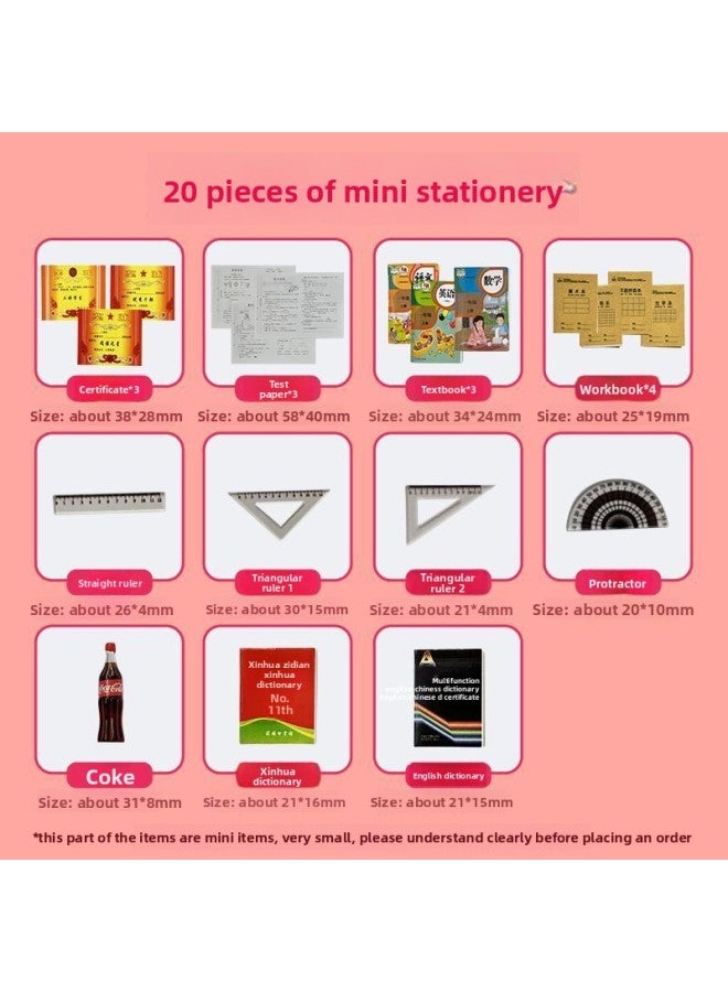 Generic Miniature Mini Textbook With Words For Grades 1, 2, 3, 4, 5 And ...