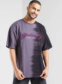 Buy Grimey Black Logo T-Shirt for Men in UAE
