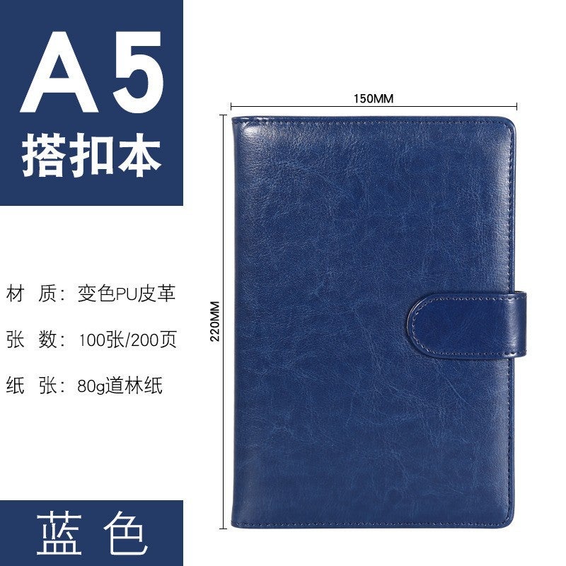 Generic A5 Premium Waxed Leather Textured Notebook Gift Set Custom ...