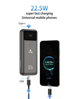 Zoom Plus ZP-20 20000mAh 22.5W Ultra Fast Charging Power Bank 1 Input 1 ...