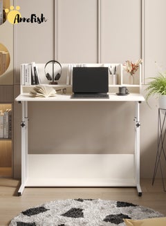 AnneFish 100*50cm Study Desk Adjustable Height Stand Up Desk with ...