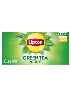 Lipton Green Tea Pure, 25 Envelope Teabags 1.5grams Pack of 25 UAE ...