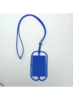 Generic Silicone Hanging Neck Card Case Mobile Phone Hanging Rope Card ...