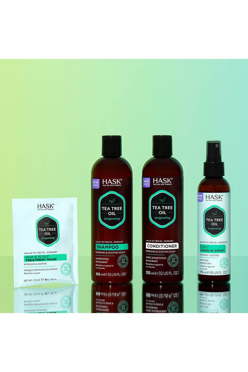 Buy HASK Tea Tree Oil And Rosemary Shampoo With Conditioner Value Pack ...