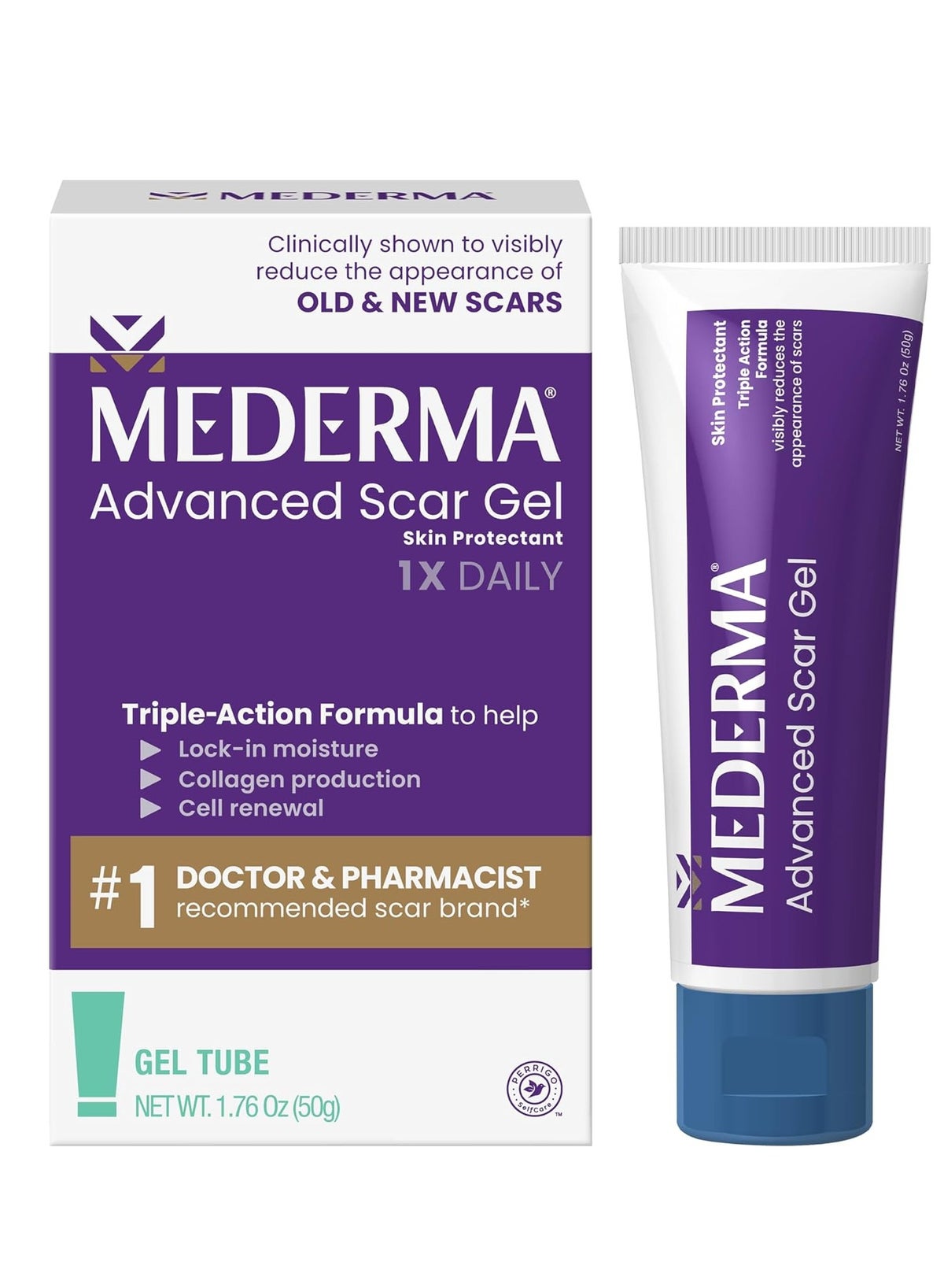 Mederma Mederma Advanced Scar Gel 1x Daily Reduces The Appearance Of ...