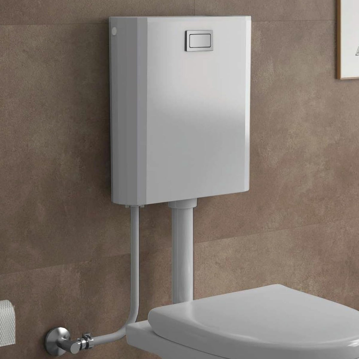 TAXAN POLYMERS TAXAN Single Flush Tank for Toilet - 8 LTR Water ...