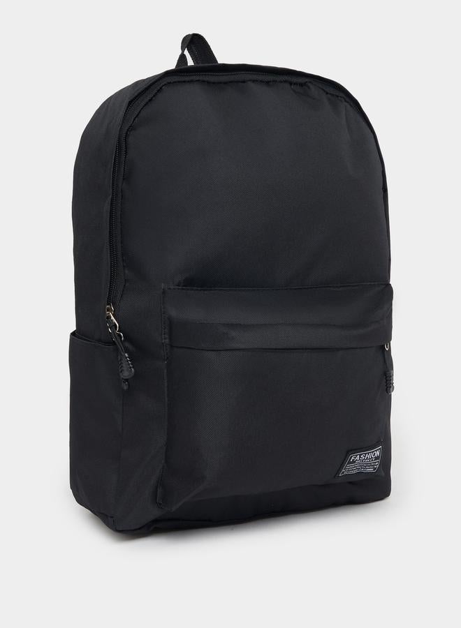 Styli Solid Front Zip Detail Backpack | Best Price KSA | Riyadh, Jeddah