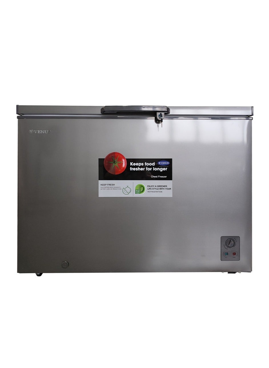 Venus Chest Freezer VCF550 Silver 550L | Best Price UAE | Dubai, Abu Dhabi
