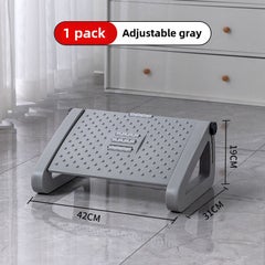 Generic Ergonomic Office Foot Rest Under Desk CushionGray [new triangle ...