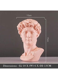 Generic Greek Michelangelo David Statue Bust Sculpture Pink UAE | Dubai ...