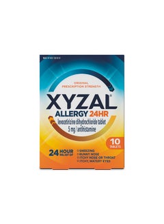 XYZAL Allergy Pills, 24-Hour Allergy Relief, 10-Count, Original ...
