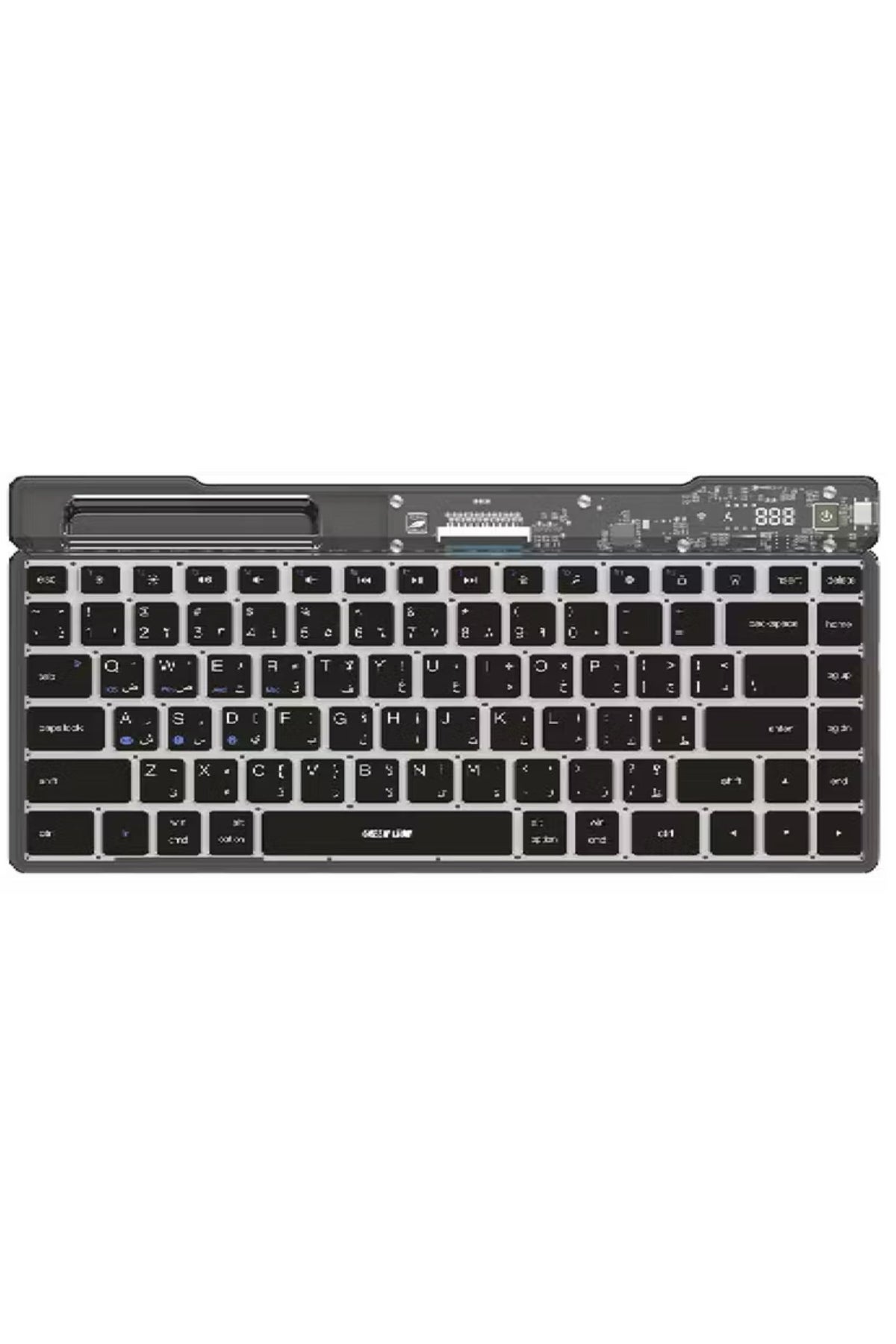 GREEN LION Transparent Keyboard Scissor Foot Structure with Phone ...