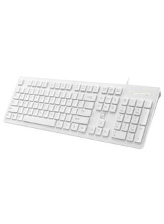 Generic ZGB S500 Square Key USB Wired Computer Keyboard(White) KSA ...