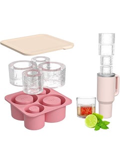 Generic Ice Cube Tray for 20-30-40 oz Tumbler Cup, 4 Pcs Cylinder Ice ...
