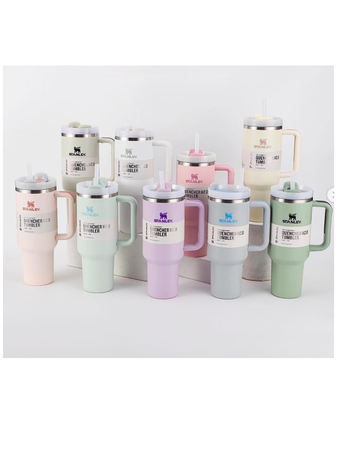 Stanley Stanley Mug, 40 oz Stanley Mug with Straw and Handle Insulated ...