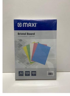 تسوق Maxi و100-Sheets A4 Size Bristol Board Card White Coloured 180gsm ...