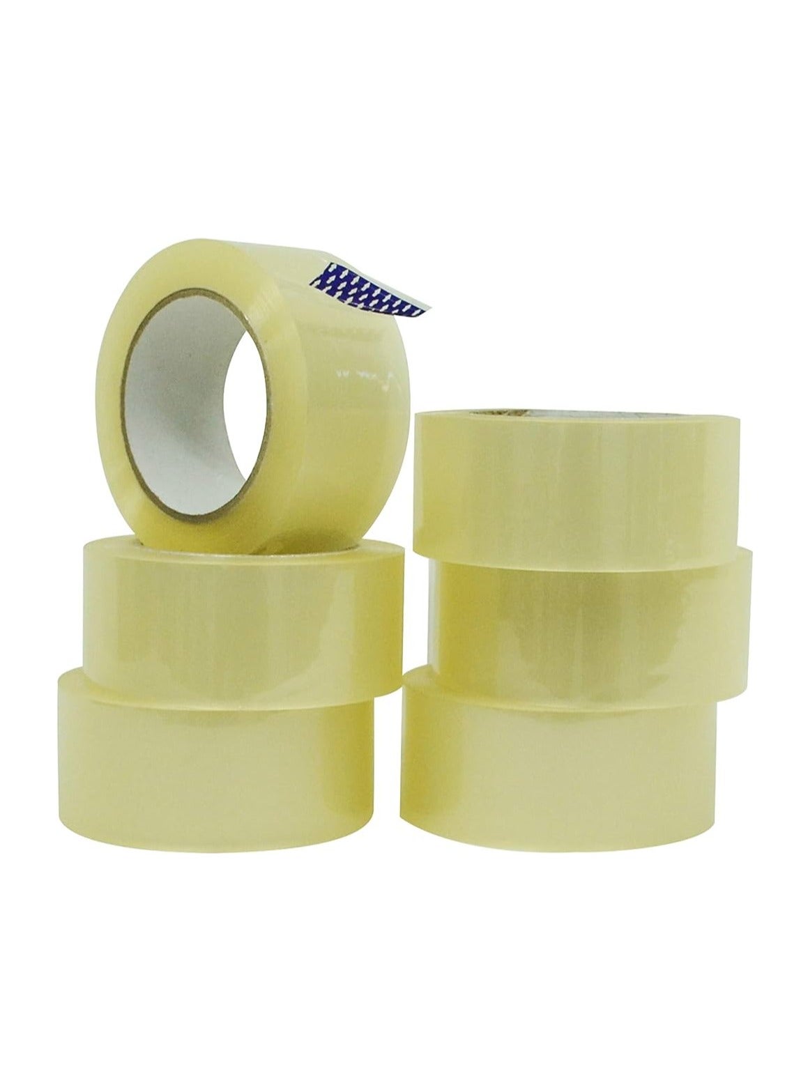 vsell24 6-Piece Set of Heavy-Duty Exact-Clear Packing Tapes 100 Yards ...