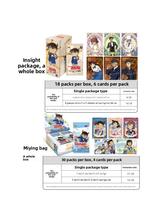 Conan Card Detective Conan Card Tour Genuine Insight Pack Fourth Bomb ...