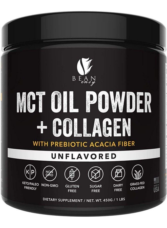 Bean Envy Mct Oil Powder With Collagen And Acacia 1.1 Pounds(17.6 Ounce ...