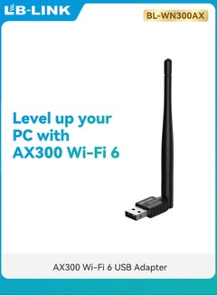 LB-LINK LB-LINK WiFi6 Adapter 300Mbps Usb Wireless Network Adapter High ...