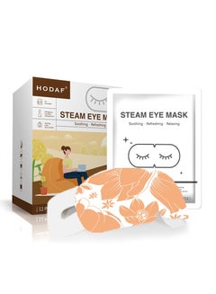 SYOSI Steam Eye Mask for Dry Eyes (12 Pcs), Disposable Sleep Mask for ...