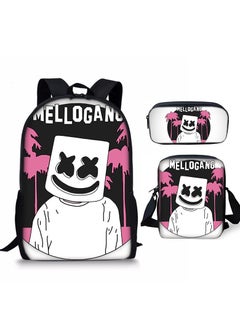 Generic Marshmello Three-piece Backpack And Shoulder Bag Set UAE ...
