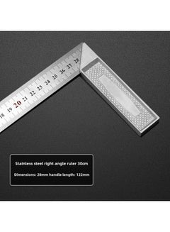 Generic Stainless Steel Angle Ruler Horizontal Straight Angle Ruler 90 ...