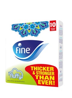Fine Fine Fluffy Facial Tissues, Nylon 200 sheets packs of 10, 2 PLY ...