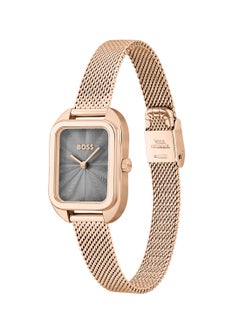 HUGO BOSS Women's Analog Rectangle Shape Stainless Steel Wrist Watch ...