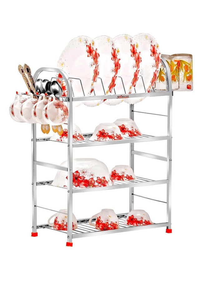 Winstar WINSTAR Stainless Steel 4 Shelf Wall Mount Kitchen Utensils ...