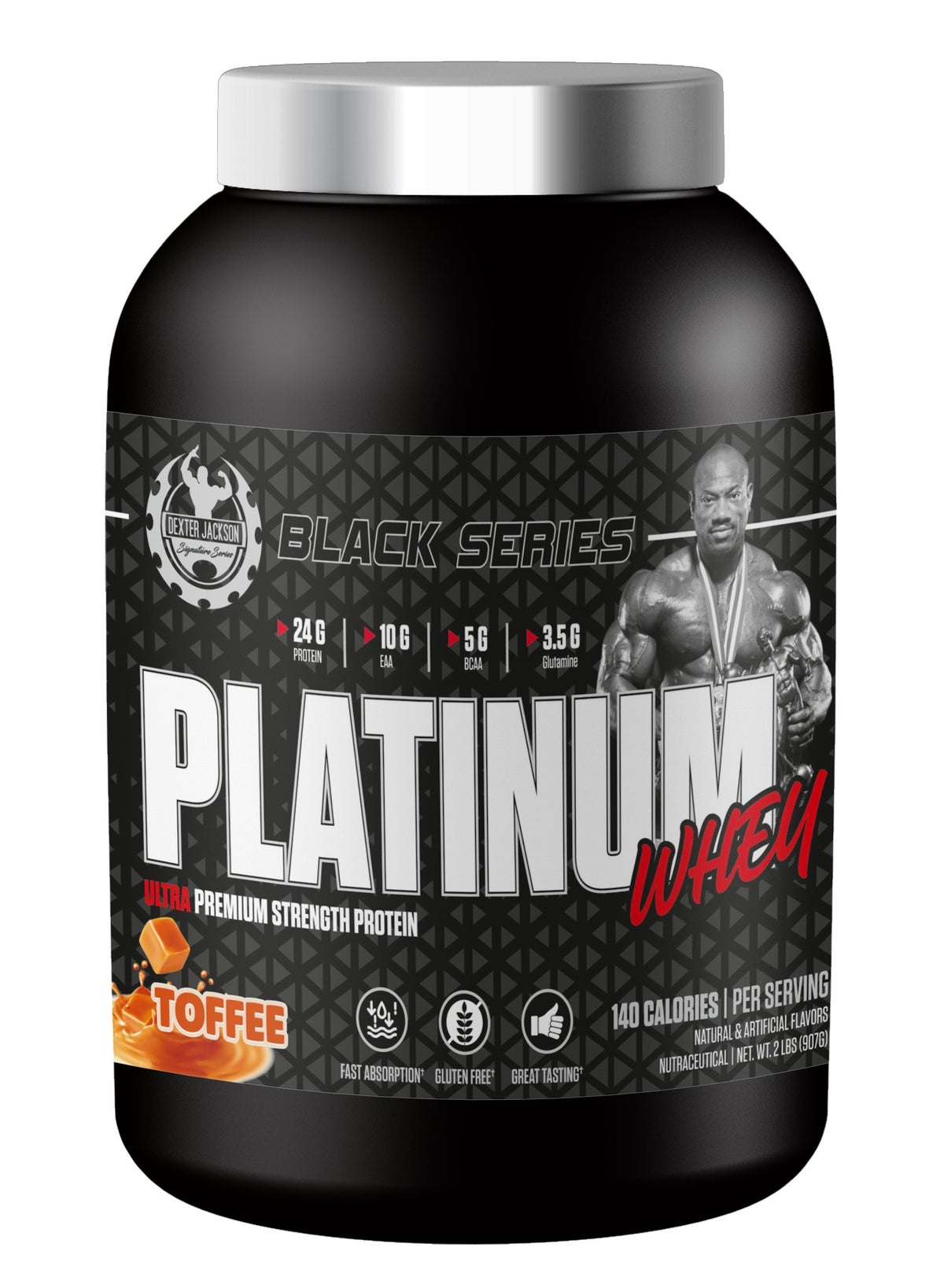 DEXTER JACKSON Black Series Platinum Whey - Ultra Premium Strength Whey ...