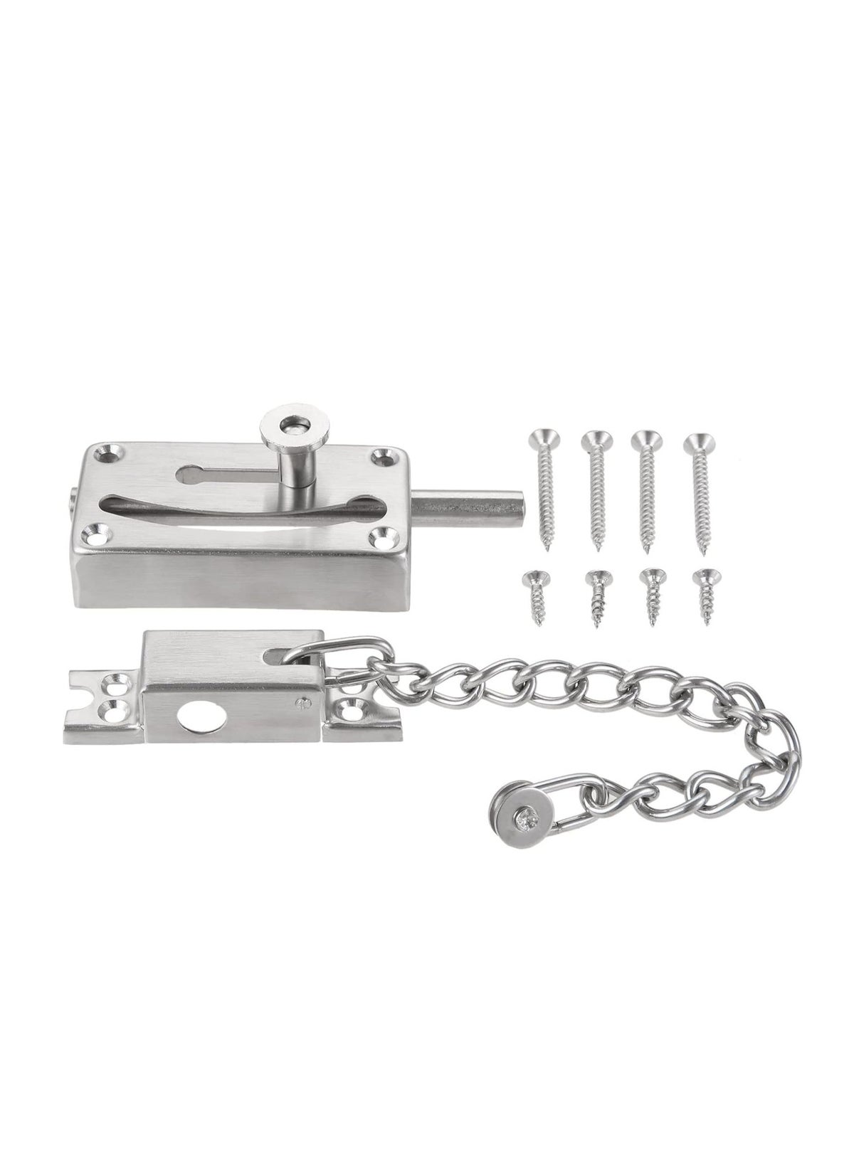 GOMETY Stainless Steel Slide Bolt Door Chain Lock Latch Door Security ...