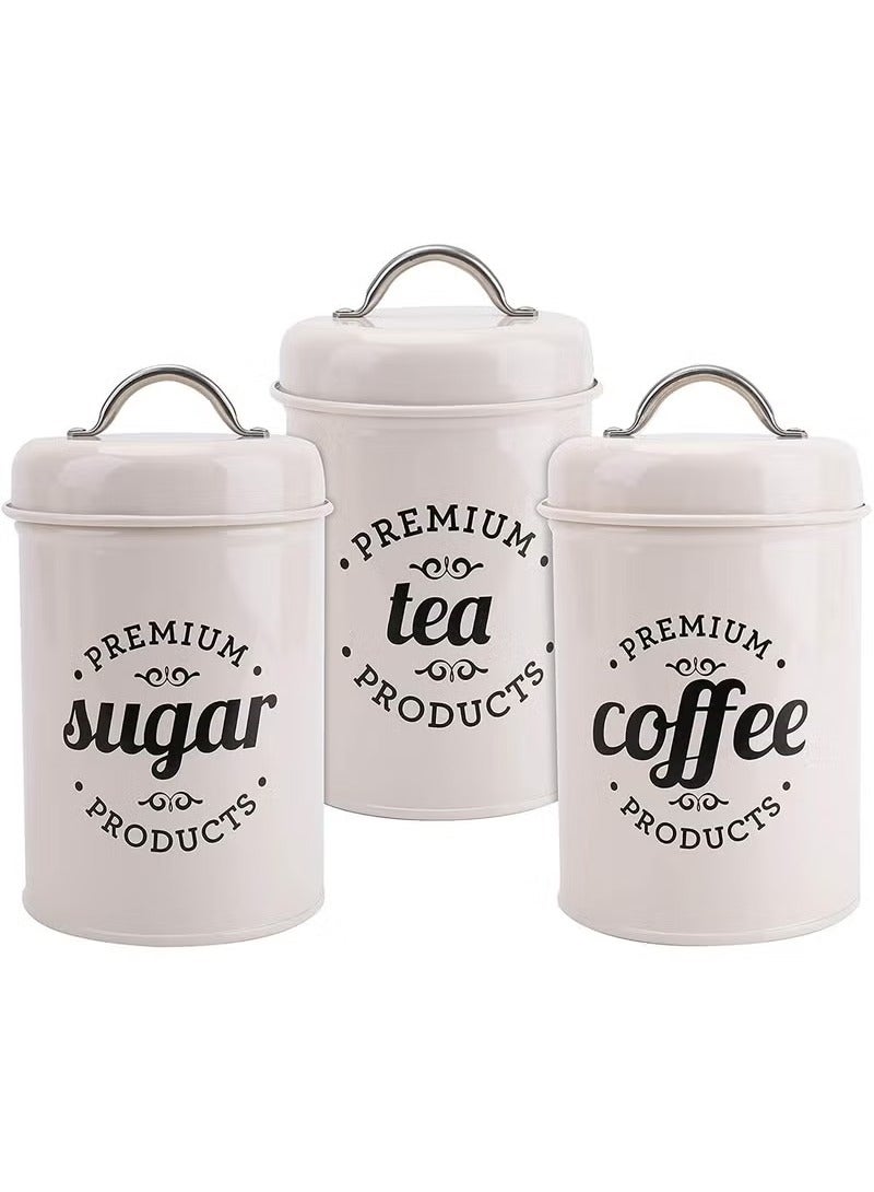 Generic 3-Piece Vintage Airtight Kitchen Containers Decorations with ...