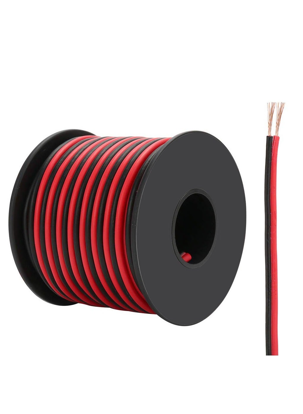 Duravel Duravel Speaker Wire, 2 Conductor, Red and Black, Copper Clad ...