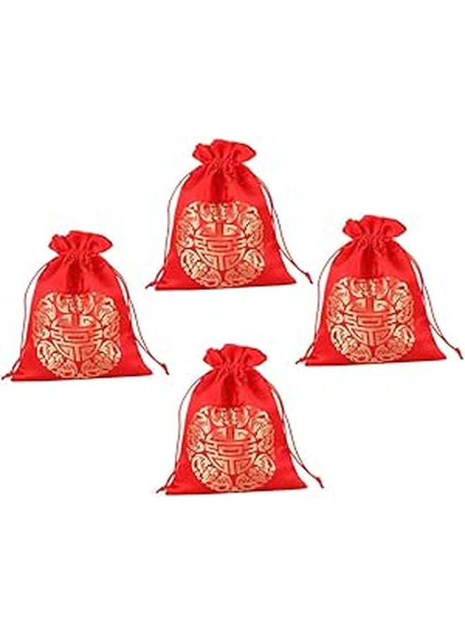 Generic 4pcs Satin Candy Bags with Drawstring Handles for Wedding ...