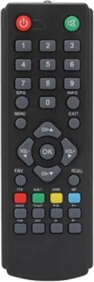 Ata Elektronik Trident Mini Scart Satellite Receiver Remote UAE | Dubai ...