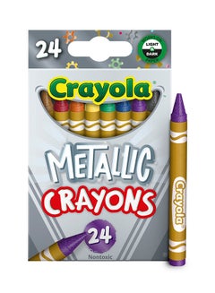 Crayola Metallic Crayons, 24 Count UAE | Dubai, Abu Dhabi